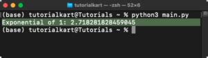 Numpy Exp Exponential Of All Elements In Array