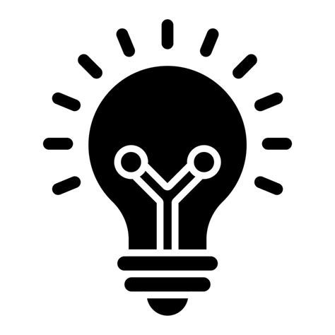 Edison Light Bulb Icon Style 21191557 Vector Art At Vecteezy