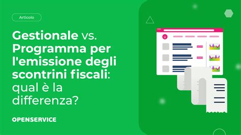 differenza tra software gestionale e programma scontrini fiscali