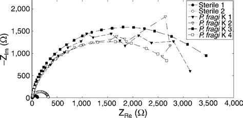 Eis Spectra Illustrated As A Bode B Phase Angle Vs Frequency And