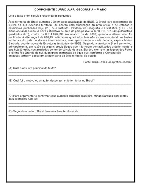 Atividade 7 Ano Semana 3 Pdf