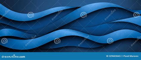 Abstract Pattern With Rhythmic Blue Waves Background Modern Minimalist Design Texture Flowing
