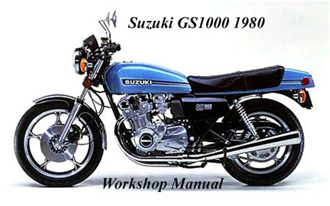 Suzuki Gs1000 1980 Workshop Manual Pdf Files Inspire Uplift
