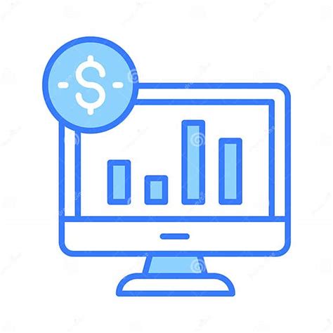 Bar Chart And Dollar Coin Representing The Analysis And Interpretation Of Financial Data