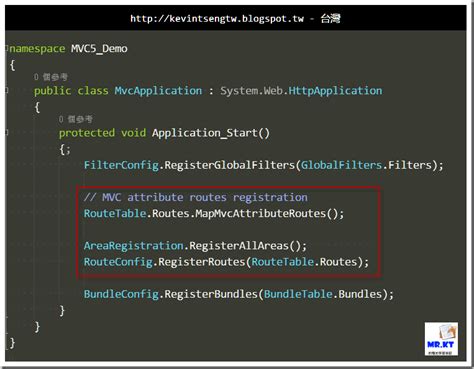 Mrkt 的程式學習筆記 Aspnet Mvc 使用 Attribute Routing Routearea