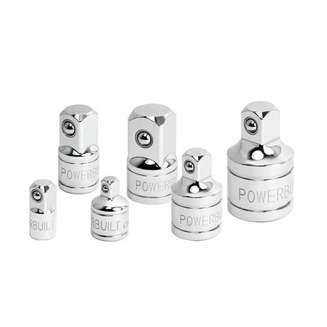 6pc Socket Adaptor Set Powerbuilt Tools