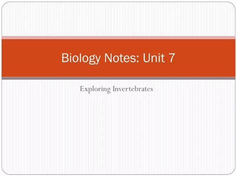 Ppt Biology Notes Unit 7 Powerpoint Presentation Free Download Id