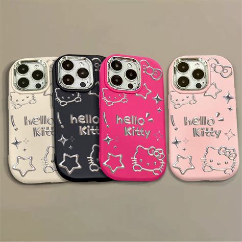 Ốp Điện Thoại Cao Cấp Hello Kitty Tiếng Anh Tương Thích Cho Iphone