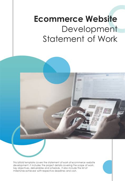 Must Have Web Development Statement Of Work Templates With Examples And Samples