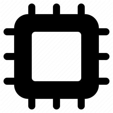 Chip Cpu Processor Technology Electronics Icon Download On Iconfinder