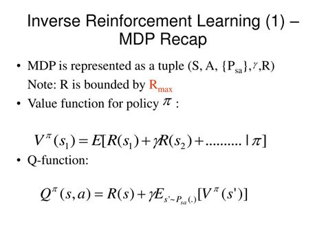 Ppt Algorithms For Inverse Reinforcement Learning Andrew Ng And Stuart Russell Powerpoint