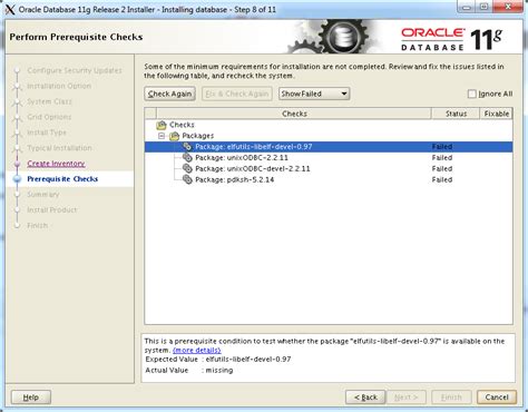 Centos установка Oracle Database 11g