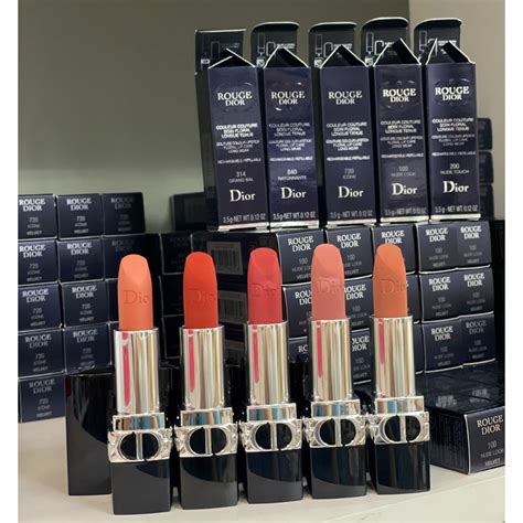 Son Dior Rouge Velvet Matte Fullsize Fullbox Shopee Vi T Nam