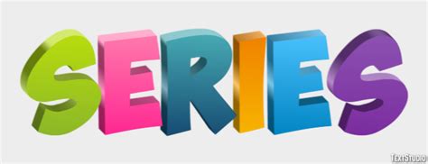 Series Text Effect And Logo Design Word