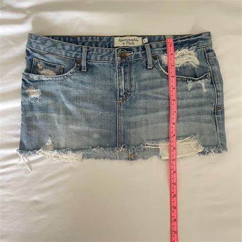 2000s Abercrombie And Fitch Mini Skirt Denim 🩵 The Depop Mini Skirts Dress With Sneakers