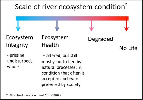 3 Noteworthy Conceptual Markers Along A Spectrum Ecosystem Condition