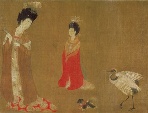 唐宫仕女图 簪花仕女图 世界名画欣赏