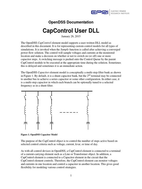 Opendss Capcontrol Dll Pdf Pdf Subroutine Pointer Computer