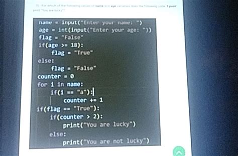 Name Input Enter Your Nane Age Int Input StudyX