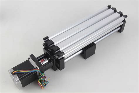 Buy 100mm 400mm 1000mm Effective Stroke Threaded Rod Linear Guide Rail With Stepper Motor And