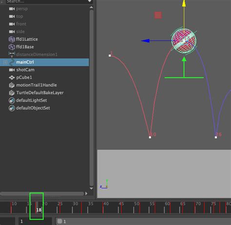 Creating An Animation Motion Trail In Maya John Player