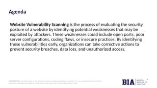 Building A Simple Python Based Website Vulnerability Scanner Pptx