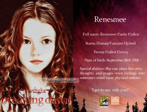 Renesmee Twilight Quotes Quotesgram