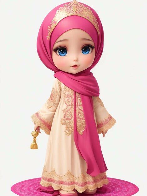 Premium Photo Islamic Cute Host