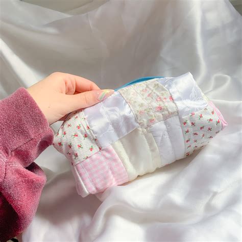 Coquette Patchwork Makeup Bag Crybunni