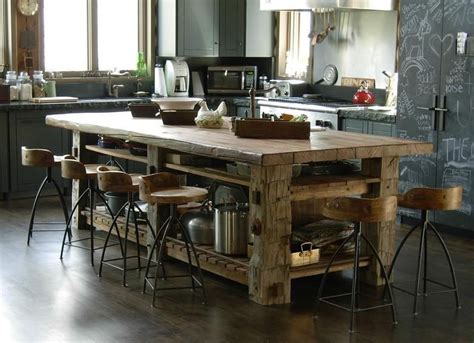 25 Inspiring Rustic Kitchen Island The Nate Show