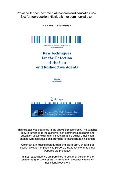 Pdf Determination Of Lead 210 And Polonium 210 In Marine Environment