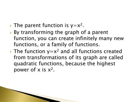 PPT Translating And The Quadratic Family PowerPoint Presentation Free Download ID 5580339