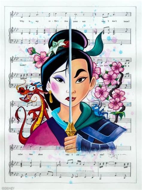 Tattooed Disney Princesses Mulan