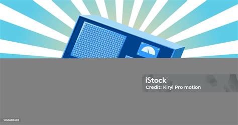 복고풍 오디오 음악 카세트 테이프 레코더 블루 추상 광선 배경에 70 년대 80 년대 90 년대의 괴짜를위한 오래된 빈티지 힙 스터 1980 1989 년에 대한 스톡 벡터