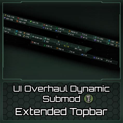 دانلود ماد Ui Overhaul Dynamic Extended Topbar Modsclub
