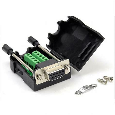 9 Pin Db 9 Connector D Sub Serial Adapter For Breakout Board W