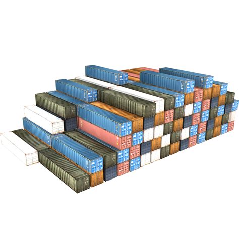 Container 3d Model 9 Max Fbx Obj 3ds Free3d