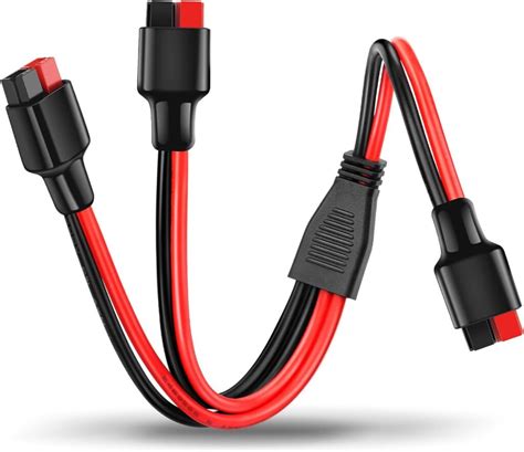 Paekq 10awg Anderson Y Splitter Cable Solar Panel Connector Branch Parallel Adapter Cable For