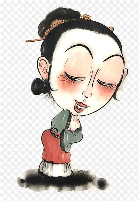 手绘卡通水浒英雄孙二娘PNG图片素材下载 图片编号ymxelkjb 免抠素材网