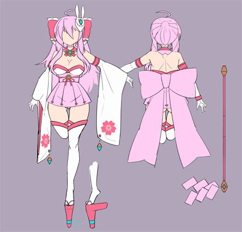 けだまとん【リクエスト現在2件作業中】 On Twitter チェリー巫女ギア2面