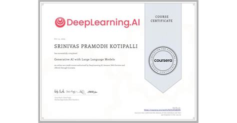 Srinivas Pramodh Kotipalli On Linkedin Completion Certificate For