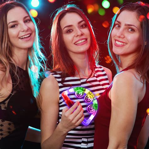 Light Up Flashing Tambourines For Parties Weddings Events 24 Pack Led Light Up Tambourines With