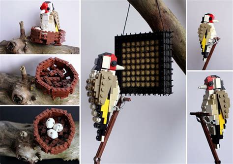 Lego Bird Cute Birds Made From Lego Bricks By Thomas Poulsom Design Swan