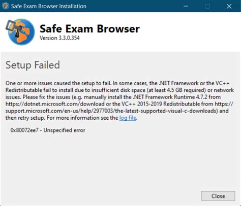 Setup Error 0x80072ee7 Unspecified Error · Issue 188