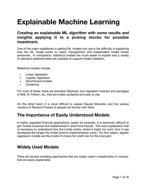 explainable machine learning pdf