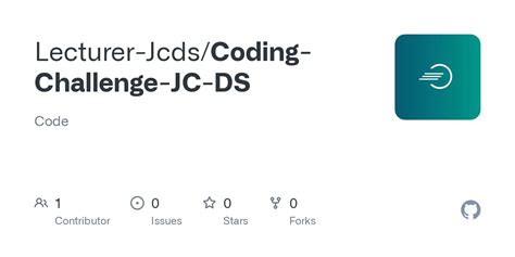Github Lecturer Jcdscoding Challenge Jc Ds Code
