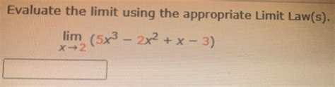 Answered Evaluate The Limit Using The Bartleby