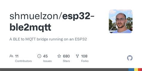 Github Shmuelzonesp32 Ble2mqtt A Ble To Mqtt Bridge Running On An Esp32