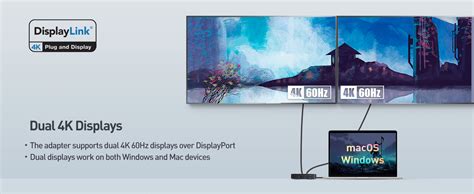 Amazon Com Cable Matters In Dual K Hz Usb C Displaylink Dock Displaylink Docking