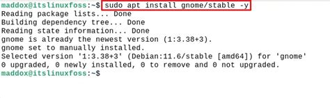 How To Install GNOME Desktop Environment On Debian Its Linux FOSS